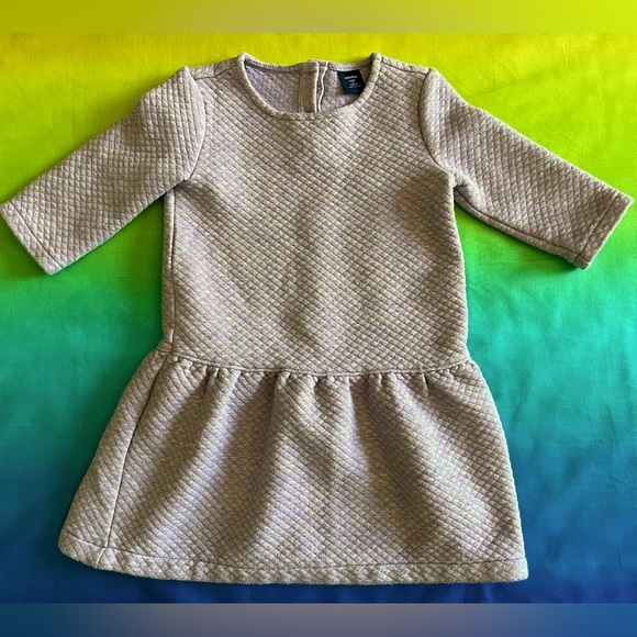GAP | Dresses | Lavender Light Purple Long Sleeve Waffle Baby Gap 4t Dress | Poshmark